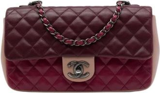Chanel Sac bandouli&egrave;re matelass&eacute; Pre-owned - Femme - Pre-owned - Rouge - Taille: ONE Size