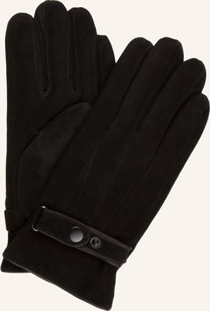 Strokesman's Strokesmans Lederhandschuhe schwarz