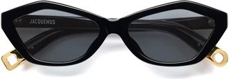 Jacquemus Lunettes de soleil Bambino - Femme - Accessoires - Noir - Taille: ONE Size
