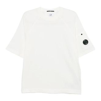 C.P. Company C.p. Company, Homme, Tops, Blanc, Taille: L Short Sleeve