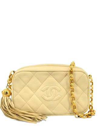 Chanel sac à bandoulière matelassé (1992) - Tons neutres