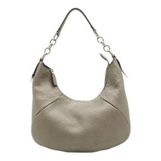 Fendi Sac bandouli&egrave;re en cuir Pre-owned Selleria - Femme - Pre-owned - Gris - Taille: ONE Size