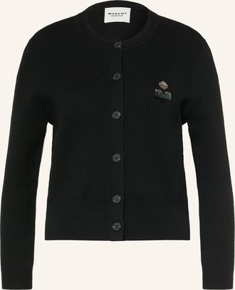 Isabel Marant Marant &Eacute;toile Strickjacke Kemal Mit Schmucksteinen schwarz