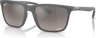 Ray-Ban Rb4385 Sonnenbrillen Grau Fassung Grau Glas Polarisiert 58-18