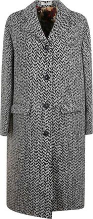 Massimo Alba Manteau Au Genou - Noir