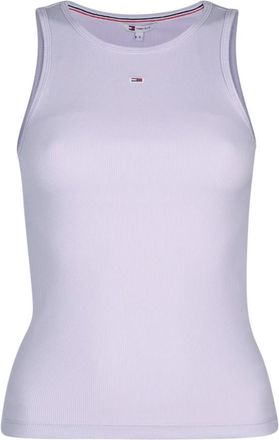 Tommy Jeans Femme, Tops, Violet, Taille: 34 FR T-shirts d&eacute;contract&eacute;s pour tous les jours