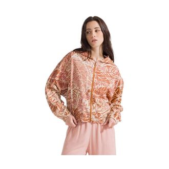Deha Zip-through Sweatshirt - - Sweatshirts & Hoodies - Damen - Braun - M