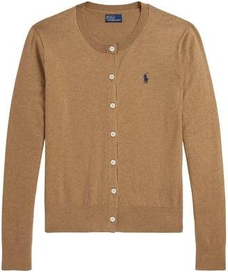 Polo Ralph Lauren Cardigan en coton m&eacute;lang&eacute;