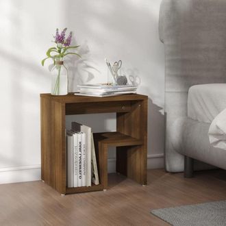 Generic Bettschrank, Nachttisch mit Offenen Stauf&auml;chern, Seitenschrank aus Holzwerkstoff, Platzsparender Schlafzimmer-/G&auml;stezimmer-Organizer f&uuml;r die Wichtigst