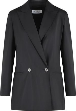 Max Mara Blazer Bikini en laine vierge noire