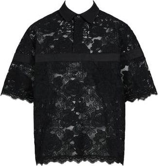 Simone Rocha Polo droit en dentelle