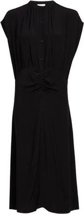 Artlove Robe jacquard longue boutonn&eacute;e