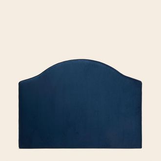 Madura T&ecirc;te De Lit Tapiss&eacute;e Cephee Dalila bleu nuit - BLEU