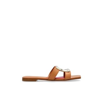 Roger Vivier Buckle Slides - - Shoes - Damen - Braun - 40 EU