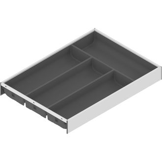 Blum AMBIA-LINE Besteckkasten mit Soft-Touch | Premium Schubladen-Organizer f&uuml;r moderne K&uuml;chenschublade & Schrank | sch&uuml;tzt, sortiert & ordnet Besteck und 
