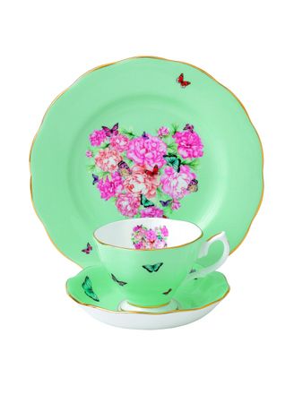 Royal Albert Miranda Kerr For Blessings 3-teiliges Set (Teetasse, Untertasse und Teller, 20,3 cm)