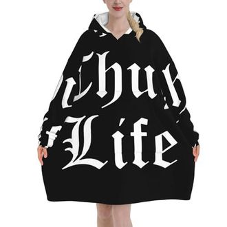 Generic Sweat &agrave; capuche Tie Dye pour femme et homme adulte surdimensionn&eacute; pour une couverture douce et chaude