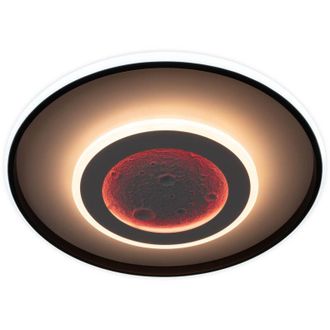 N&auml;ve Plafonnier LED N&Auml;VE 1408377, 33W, 1800lm, CCT, blanc/noir, 50cm
