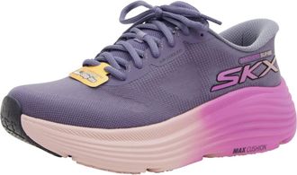 Skechers Damen Max Cushioning Endeavour Hallandale Sneaker, Purple Textile/Trim, 40 EU