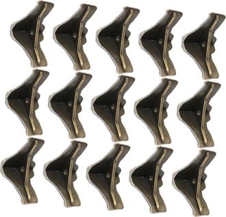 Lurrose 24 Stück Möbelbeine Zinklegierung Sockelfüße Dekorativ Sofabeine Ersatzmöbel Beine Für Sofa Schmuckkasten Und Holzkisten