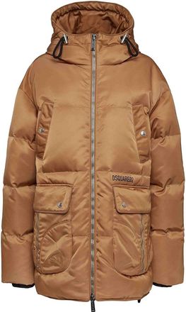 Dsquared2 Kurzer Mantel - Camel