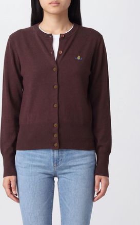 Vivienne Westwood Rundhals-Cardigan aus Merinowolle mit gesticktem Orb-Logo