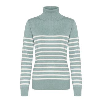 Saint Tropez MilaSZ St. Rollneck Pullover - - Knitwear - Damen - Mehrfarbig - M