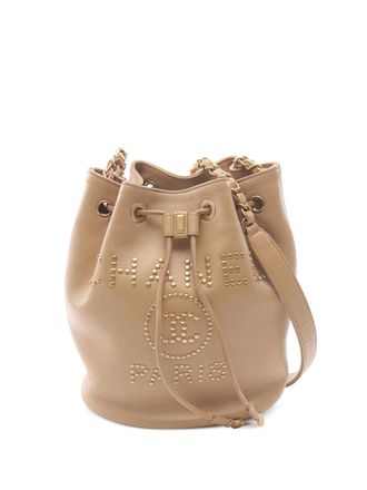 Chanel sac seau Deauville (2019) - Tons neutres