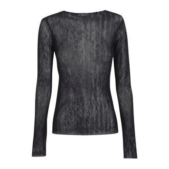 Cortana T de Tul Top - - Tops - Damen - Schwarzk - L