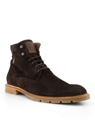 Floris Van Bommel Herren Schuhe grau Glattleder