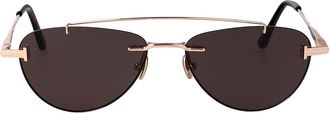 Tom Ford Lunettes De Soleil - Or