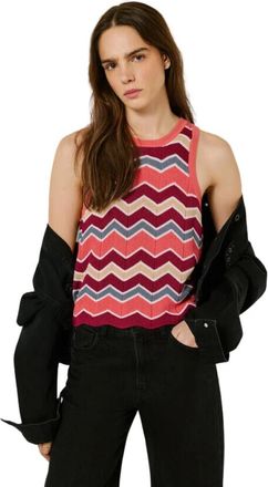 Pepe Jeans London Femme, Tops, Multicolore, Taille: 36 FR Top Kasha