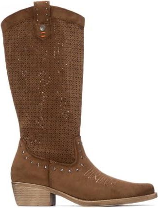 Refresh Botte femme Femme Camel - Chaussures confortables et polyvalentes - Mode d&eacute;contract&eacute;e - Mod&egrave;le 17529202 (Taille41)