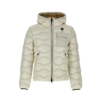 Blauer Homme, Vestes, Blanc, Taille: XL Manteaux Blancs Bryant