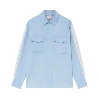 Casablanca Femme, Blouses et Chemises, Bleu, Taille: 40 FR Casablanca Chemises