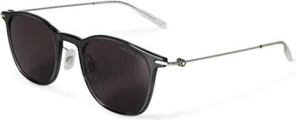 Montblanc Montblanc, Homme, Accessoires, Noir, Taille: ONE Size Logo Lunettes de soleil