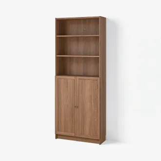IKEA BILLY / OXBERG B&uuml;cherregal mit T&uuml;ren