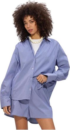 Notre-V Damen, Blusen & Hemden, Blau, LGr&ouml;&szlig;e