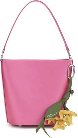 Self Portrait Pf26312P Blumenverzierte Beuteltasche - - Bags - Damen - Rosa - ONE SIZE