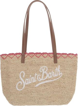 MC2 Saint Barth Femme, Sacs, Beige, Taille: ONE Size Rafiya Shopping Bag