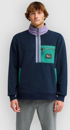 Billabong Boundary Shore Half-Zip Fleece Pullover grape leaf