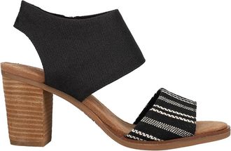 Toms Toms Damen Majorca Cutout Sandale Mit Absatz, Schwarz, 43.5 EU