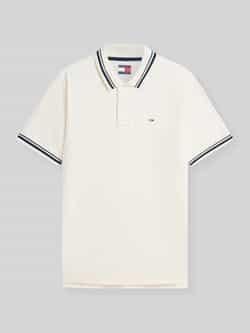 Tommy Jeans Regular Fit Poloshirt aus reiner Baumwolle