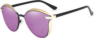 Generic Lunettes de soleil polarisées élégantes pour femmes, protection UV400, lunettes de soleil tendance oeil de chat 2026 2024, C04 Violet, Taille unique