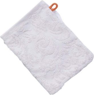 done. Provence Ornaments Frottierserie in 4 Farben Waschhandschuh (15 cm x 20 cm, Creme beige)