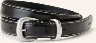 Calvin Klein Lederg&uuml;rtel schwarz