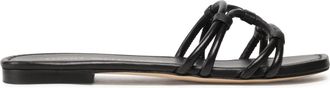 Stuart Weitzman Pantoletten Stuart Weitzman Wovenknotslidesandal SA616 Schwarz