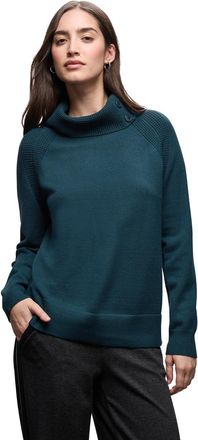 Street One Pullover mit Stehkragen Tide Blue 34