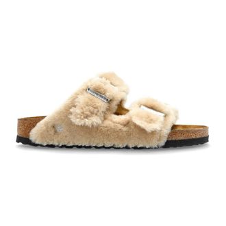 Birkenstock Arizona Shearling Rivet Logo - - Shoes - Damen - Beige - 39 EU