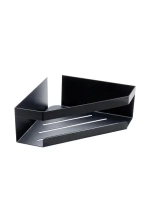 Sch&ouml;ner Wohnen Kollektion Duschablage Meleto, Schwarz, Metall, eckig, 28.5x8x18 cm, Badaccessoires, Duschzubeh&ouml;r, Duschregal